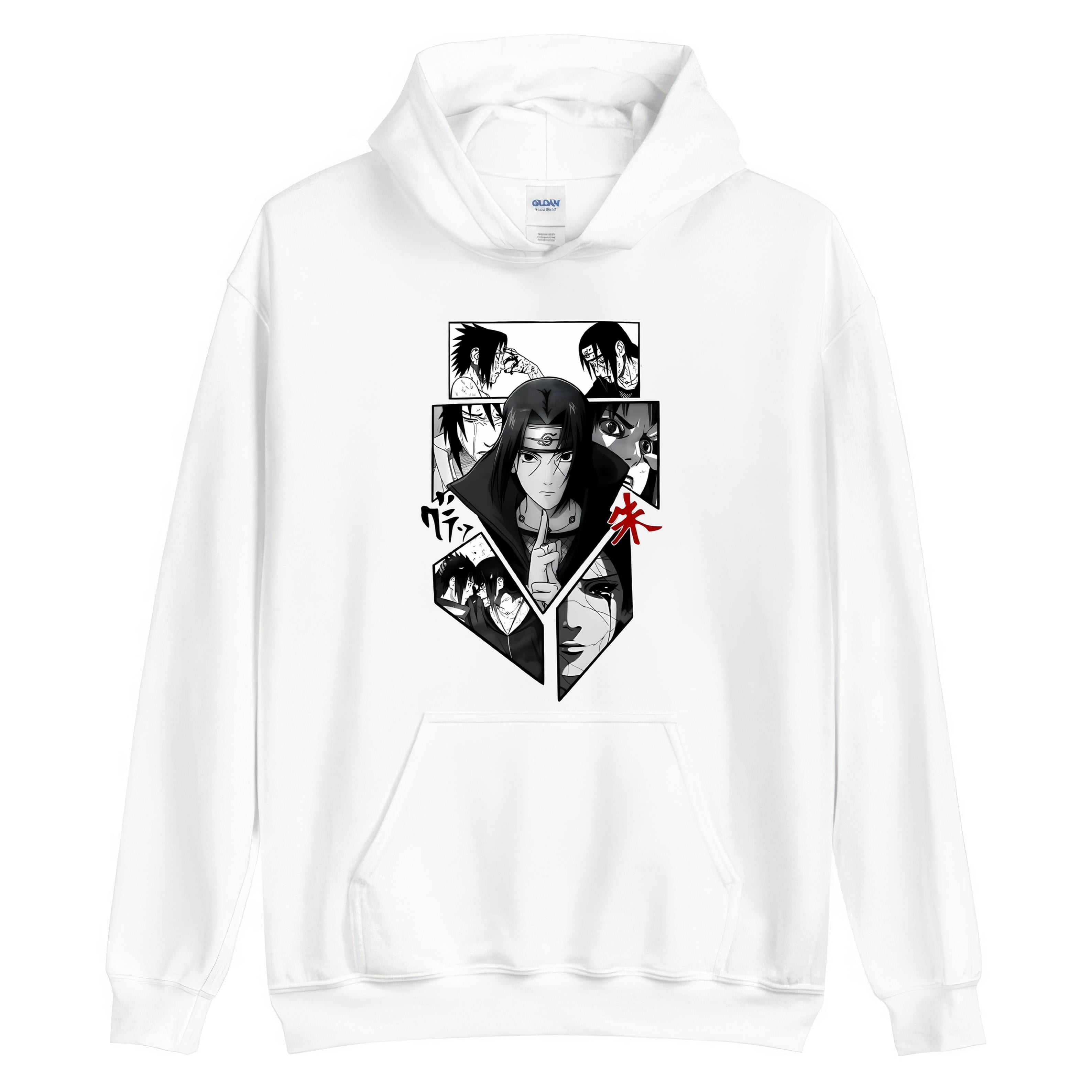 Anime Graphic Tee - Uchiha Itachi Inspired Design - Walmart.com