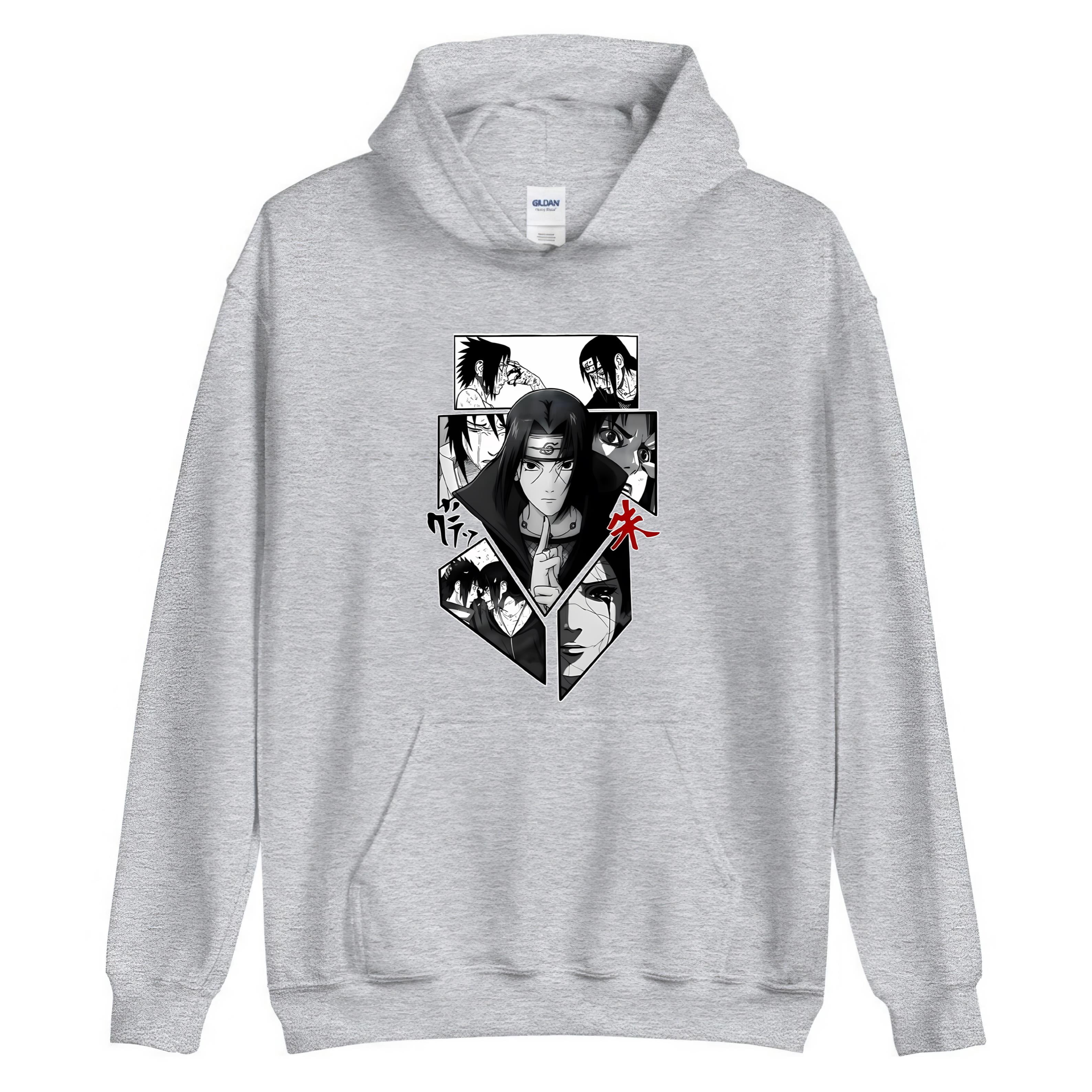 Anime Graphic Tee - Uchiha Itachi Inspired Design - Walmart.com