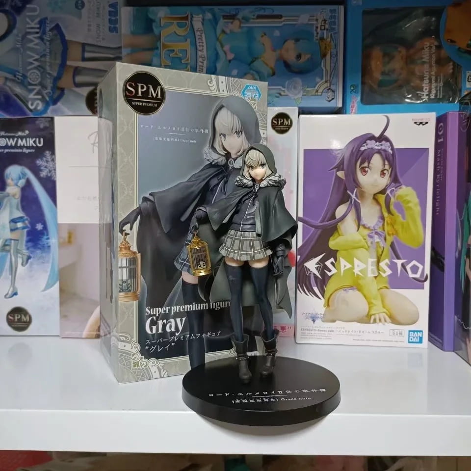 Anime Gray Figure Collectible Model Character Model Doll Toy Statue ...