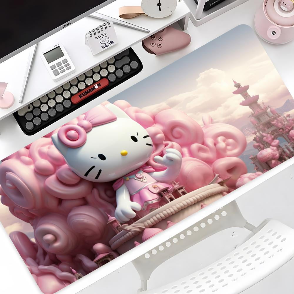 Anime H-Hello K-Kitty Mouse Pad Mouse Gamer Gaming Pad Office ...