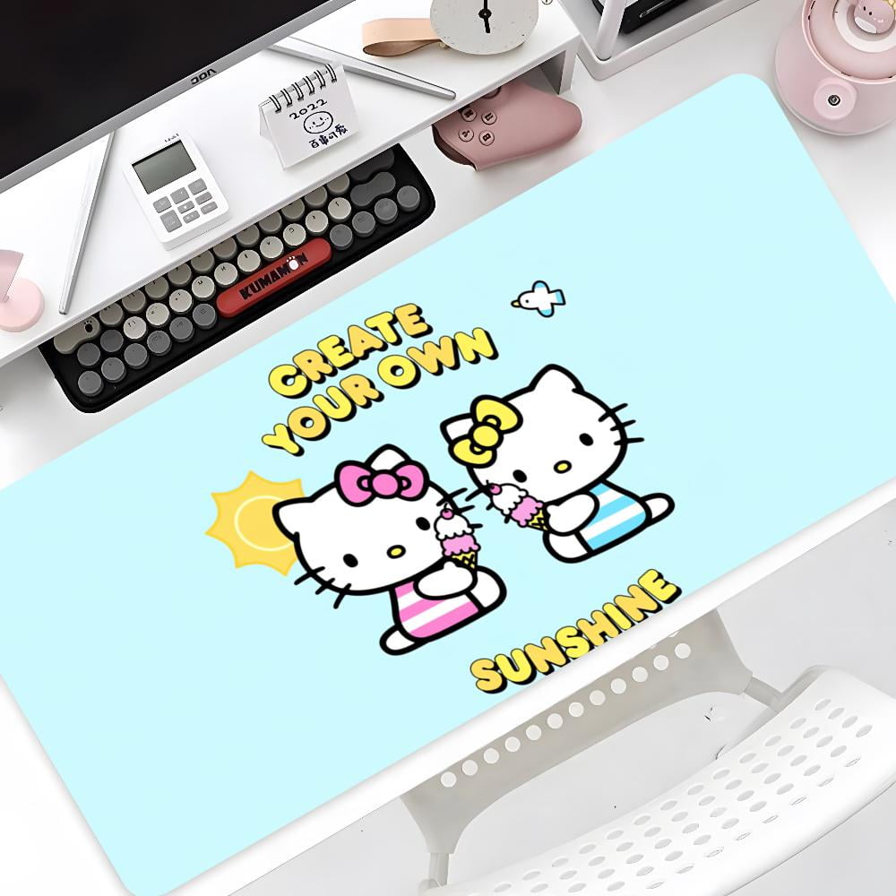Anime H-Hello K-Kitty Mouse Pad Mouse Gamer Gaming Pad Office ...