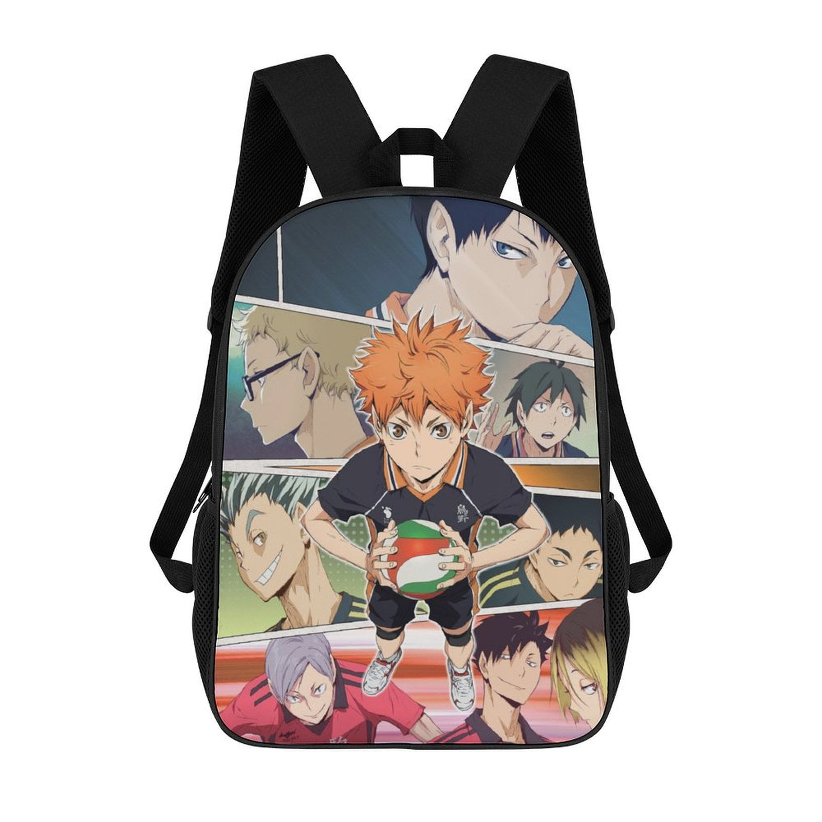 Anime Haikyuu!! 17 Inch Backpack, Made of Polyester, with Adjustable ...