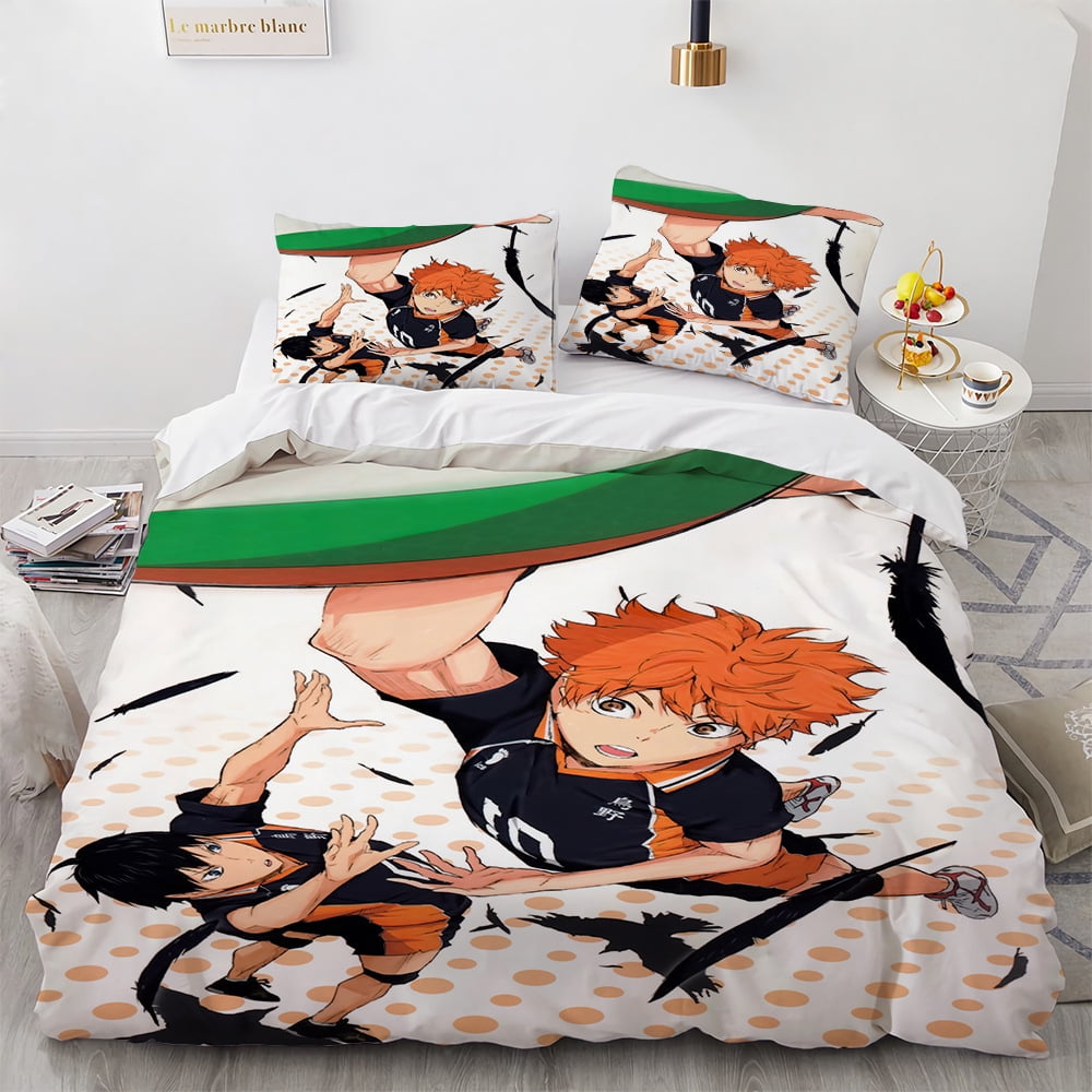 Anime Haikyuu Bedding Bed Set 3D Print Kawaii Cute Action Figures ...