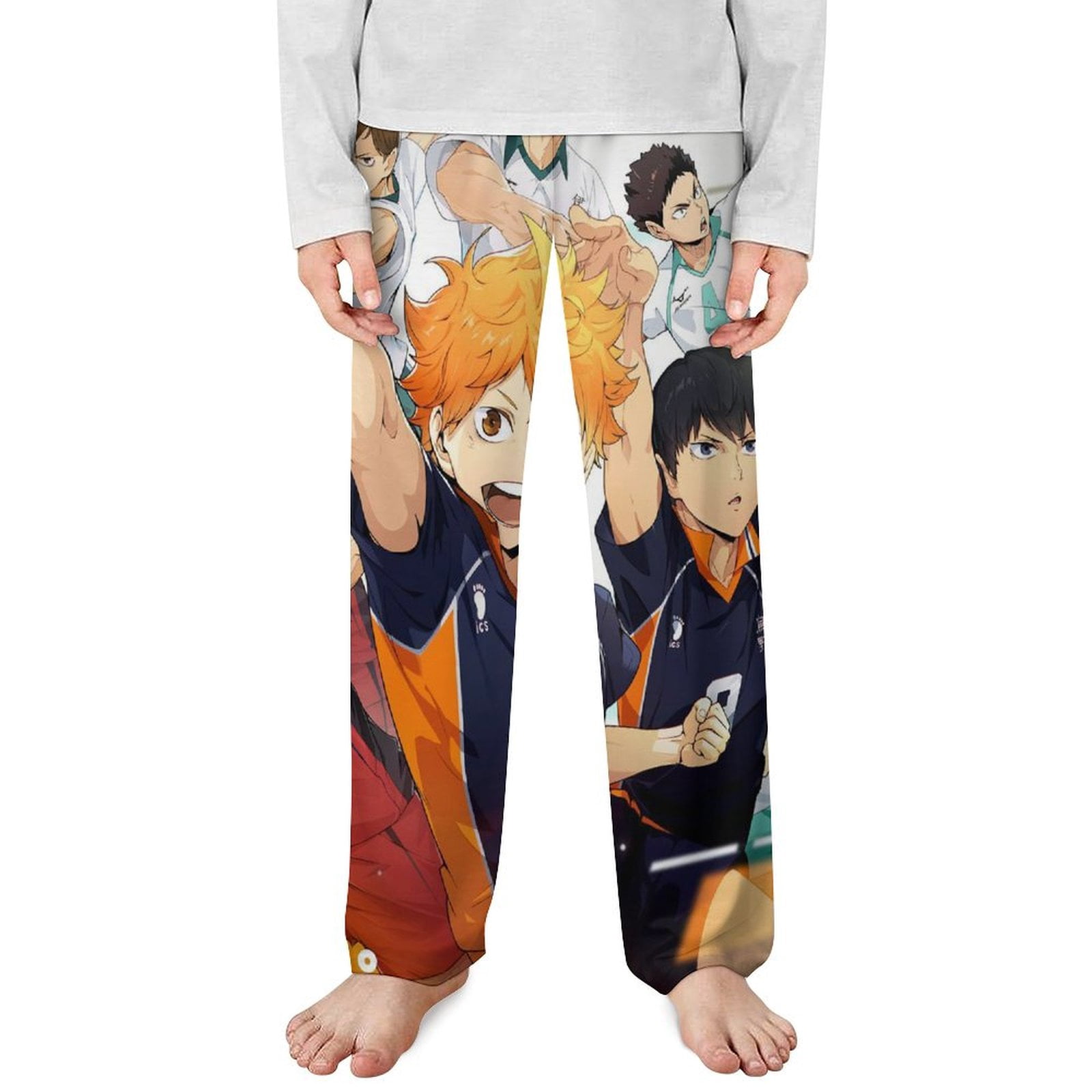 Anime Haikyuu Children's Pajamas Lounge Straight Leg Sleeping Pants ...