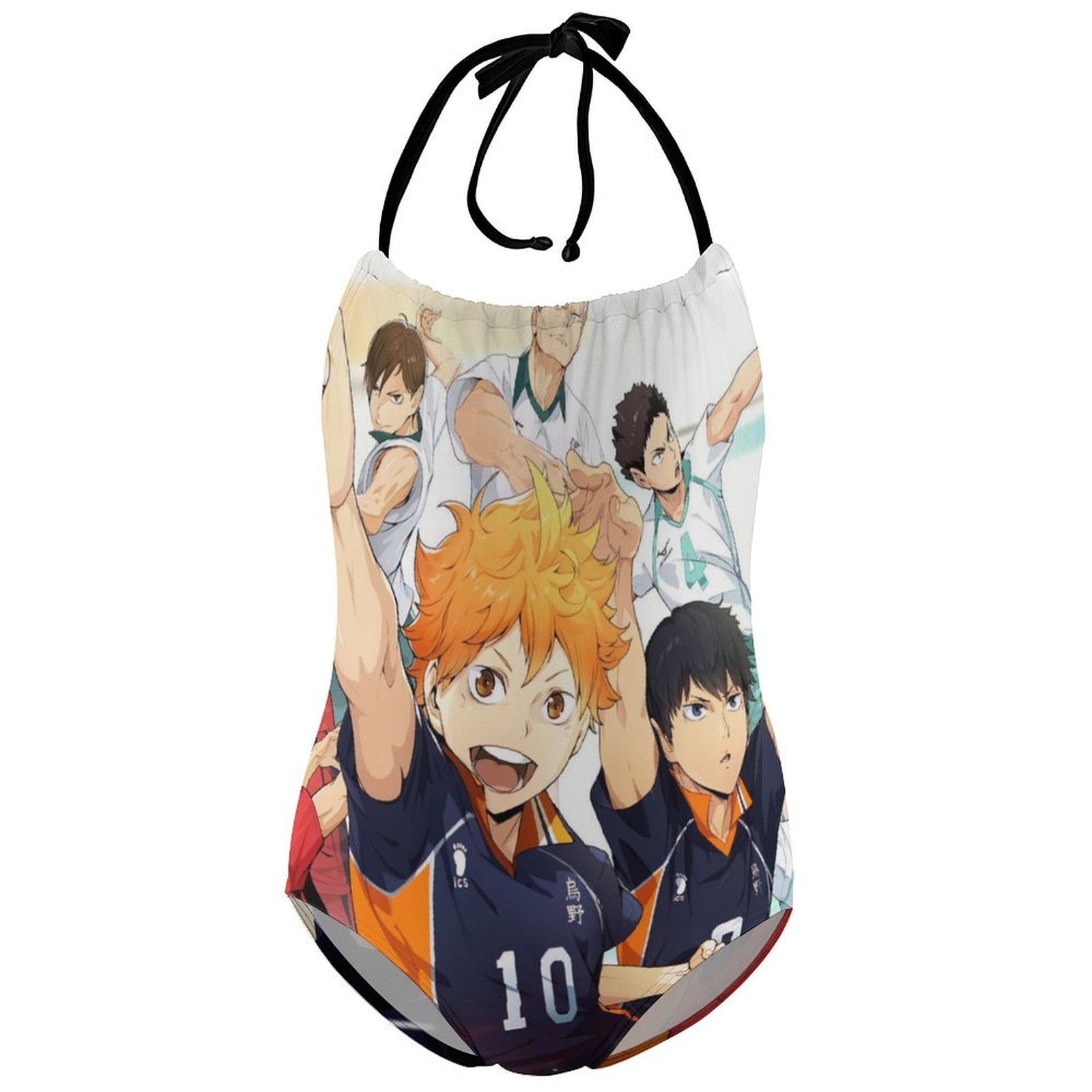 Anime Haikyuu Girl's Swimsuit One-piece Summer Hawaii Beach Kid's ...