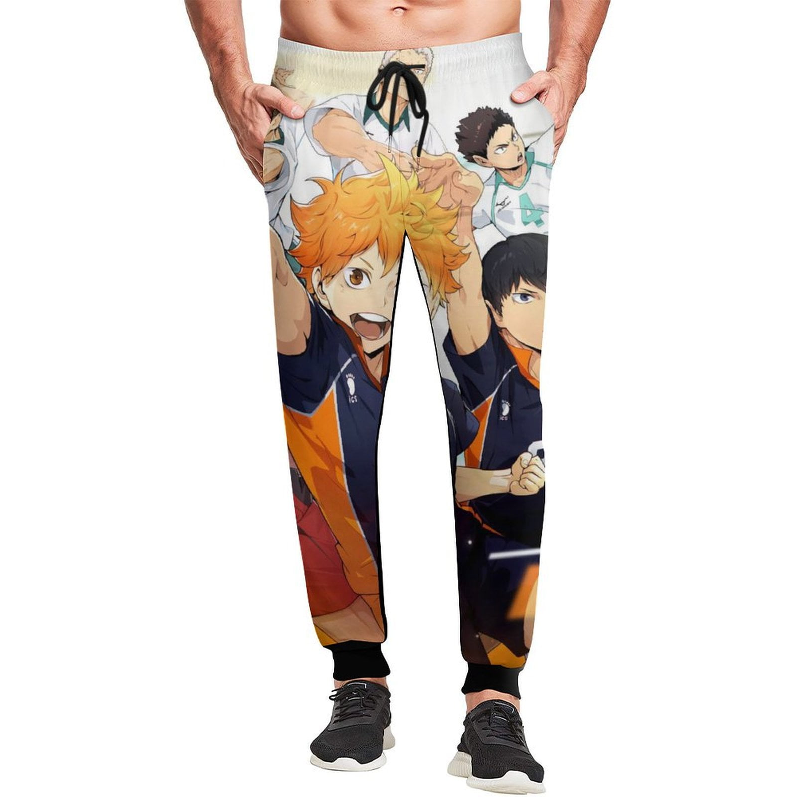 Anime Haikyuu Mens Sweatpants Joggers Pants 3D Printing Casual ...