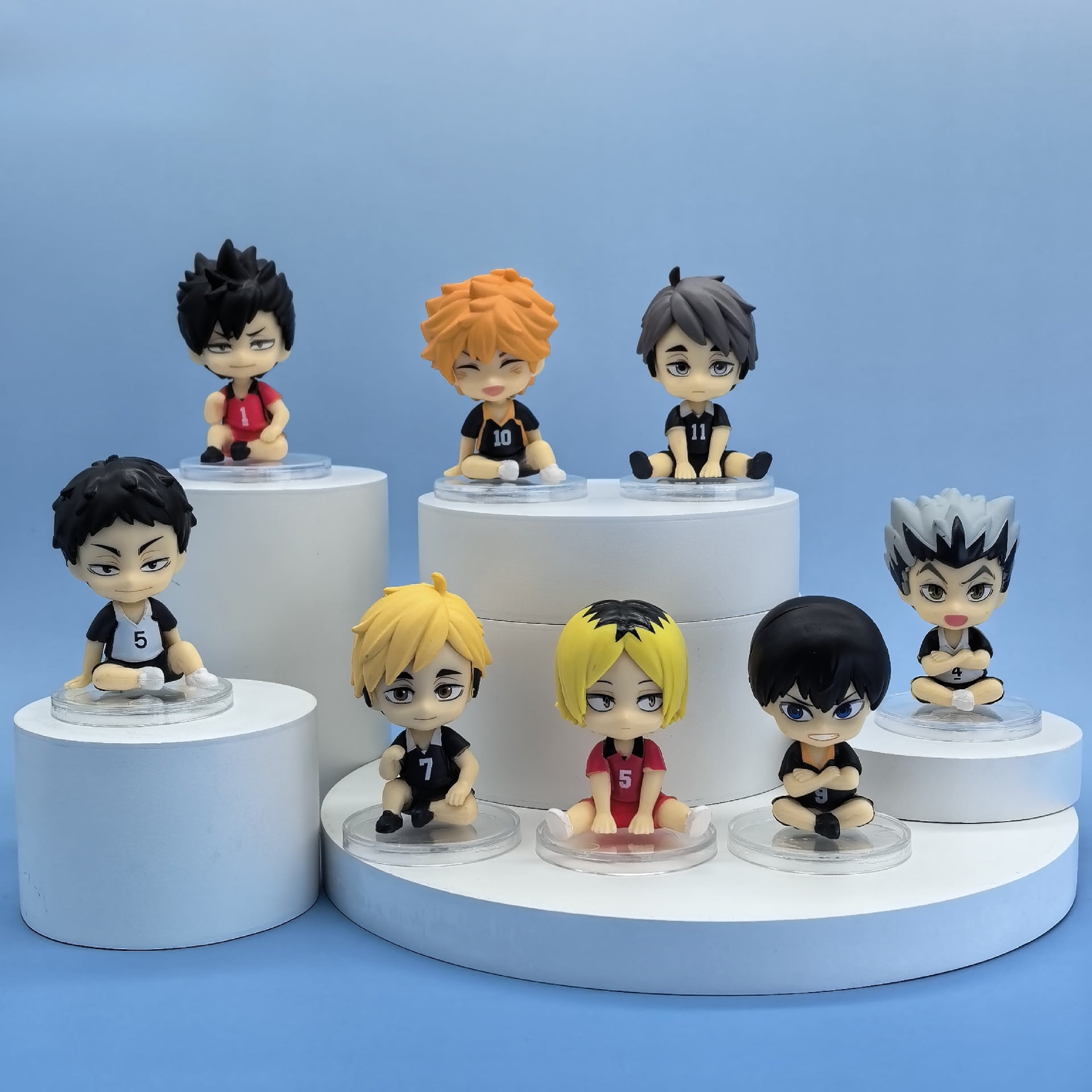 Anime Haikyuu Presents Set of 8 Action Figures Collection from Famous ...