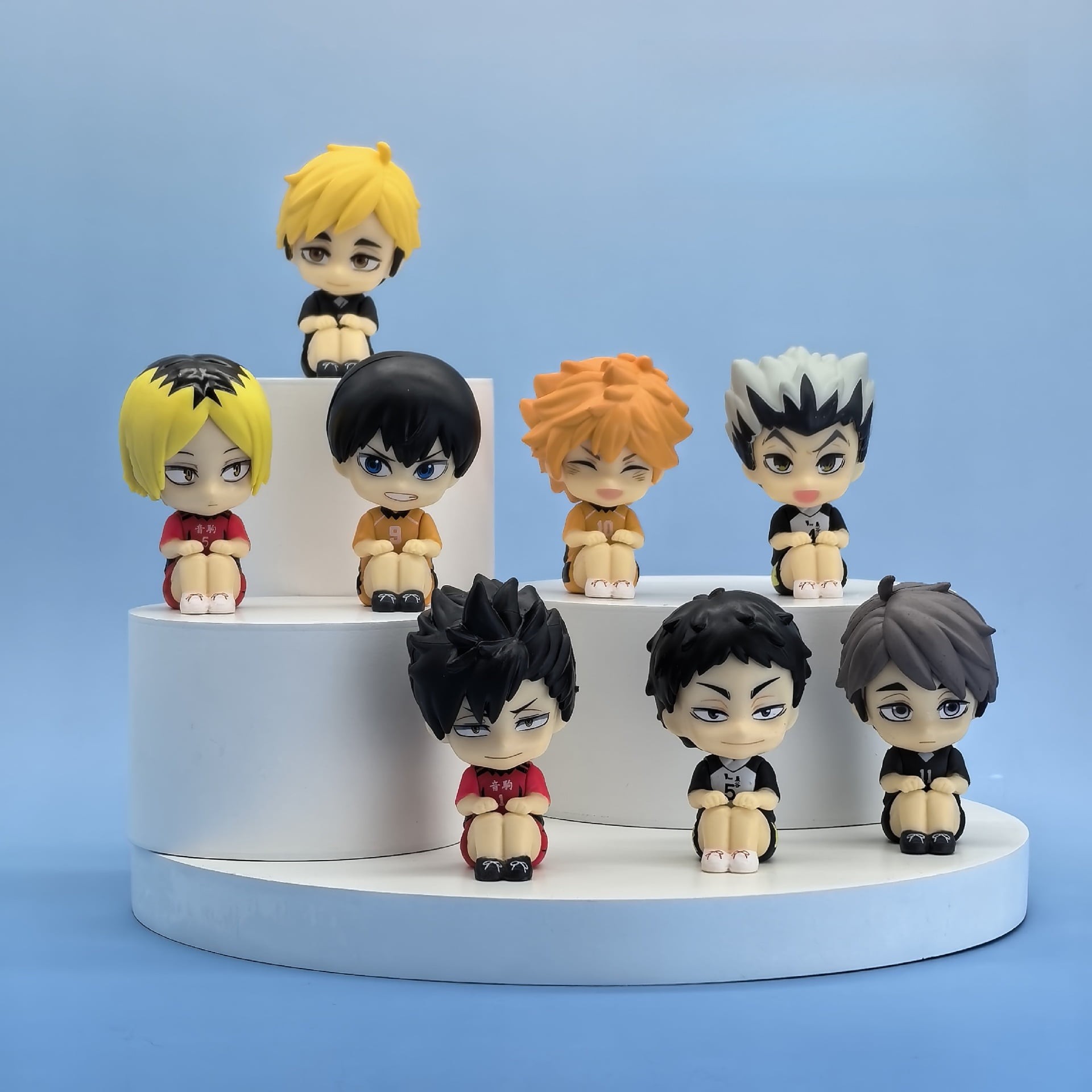 Anime Haikyuu Presents Set of 8 Action Figures Collection from Famous ...