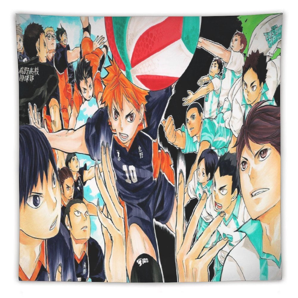 Anime Haikyuu !! Tapestry, Novel Home Wall Decor, Suitable for ...