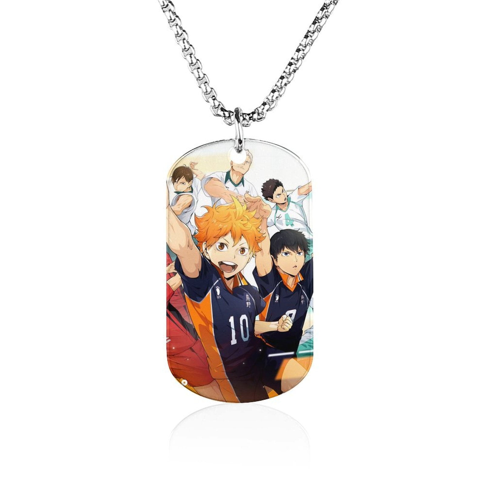 Anime Haikyuu Titanium Steel Necklace Decor Fashion Daily Unisex ...