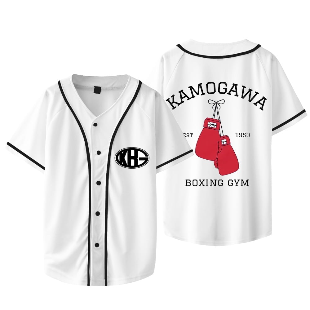 Anime Hajime No Ippo KBG Merch Baseball Jersey T-Shirts Spring Summer ...