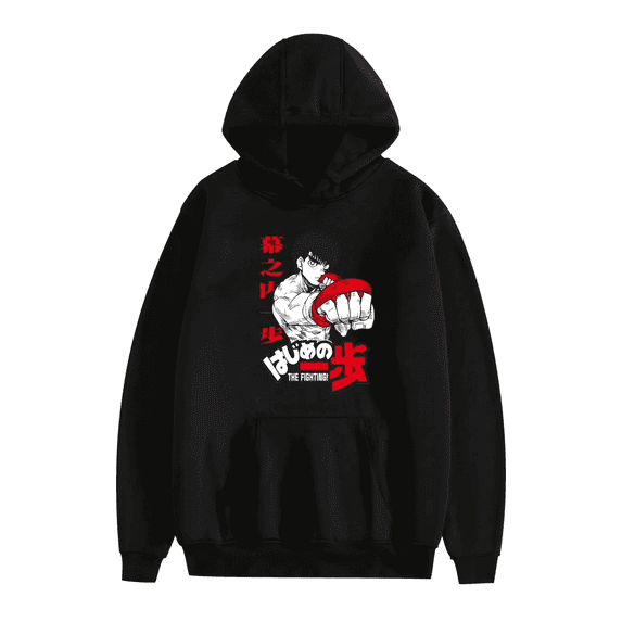 Anime Hajime No Ippo Kamogawa Boxing Gym Hoodie Long Sleeve Streetwear ...