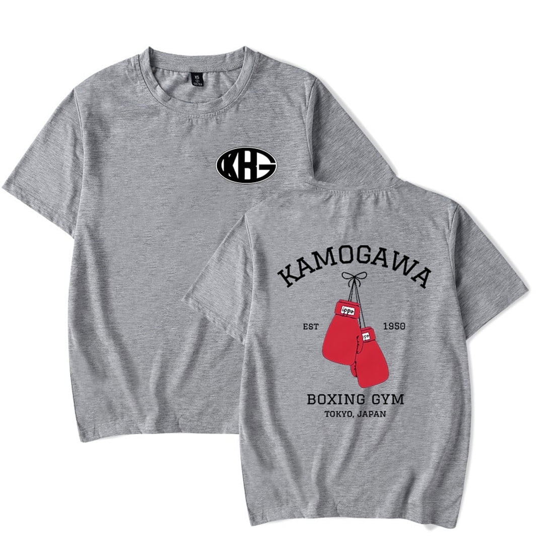 Anime Hajime No Ippo Kamogawa Boxing Gym Tshirt Fashion Short Sleeve ...
