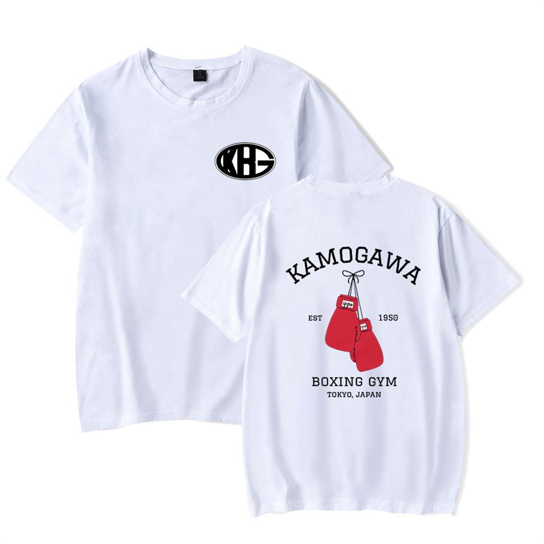 Anime Hajime No Ippo Kamogawa Boxing Gym Tshirt Fashion Short Sleeve ...