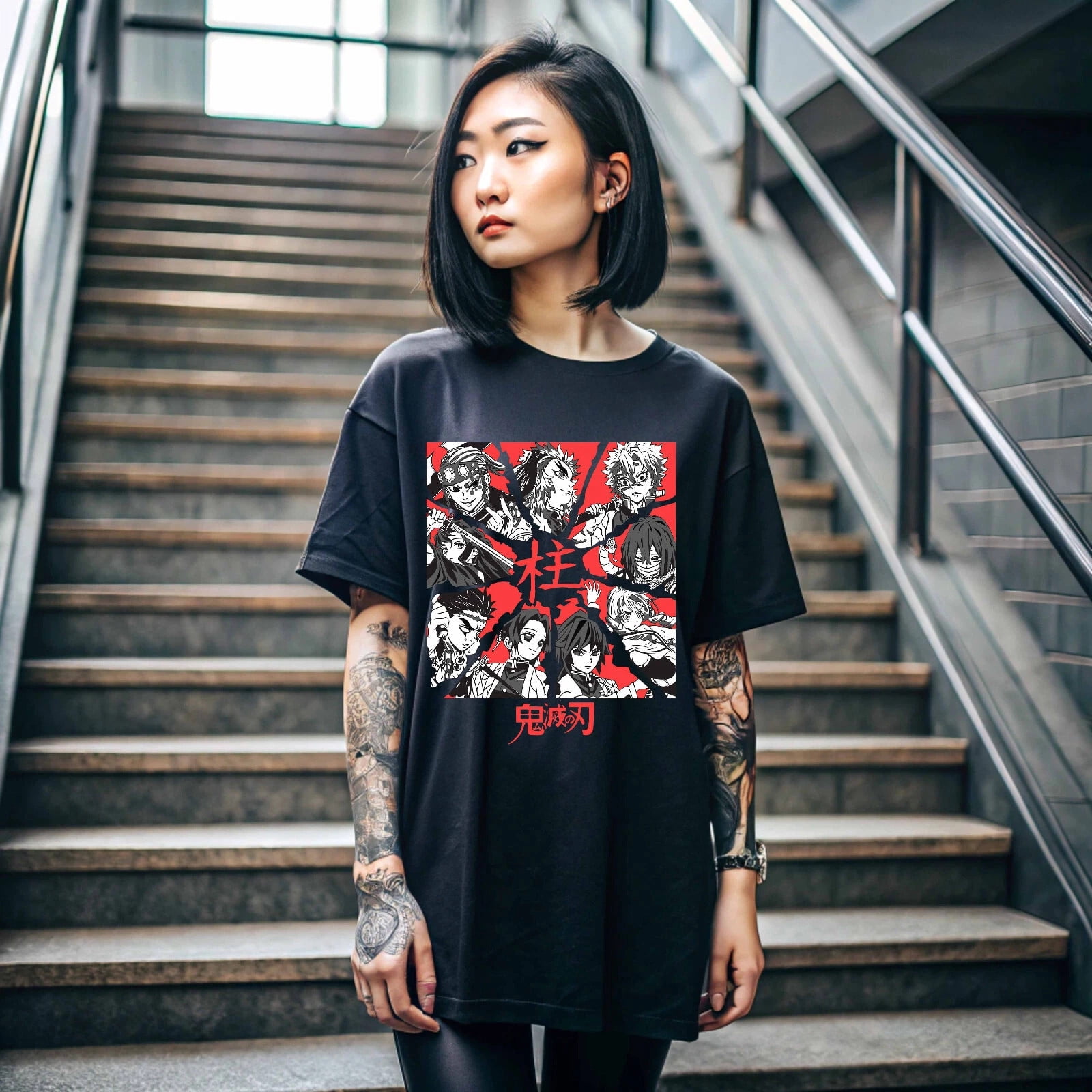 Anime Hashira Kimetsu No Yaiba Pillars Demon Slayer Corps Fighter T ...