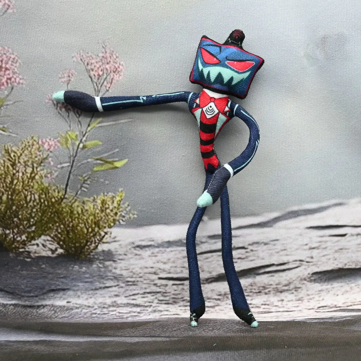 Anime Hazbin Alastor Niffty Cosplay Plush Doll Body Wire Skeleton ...