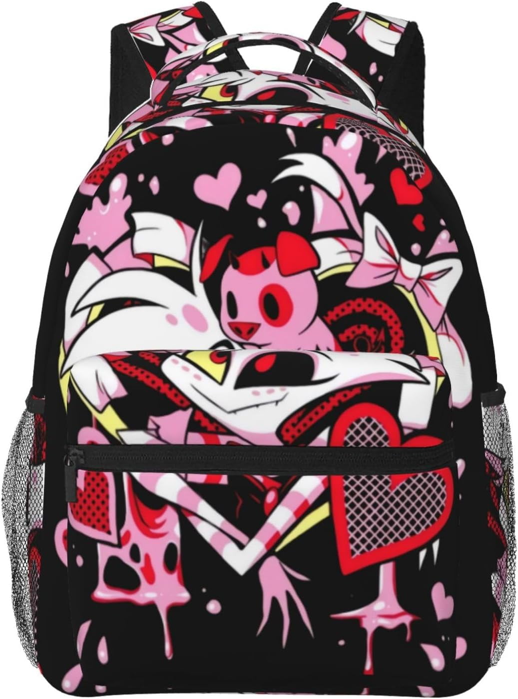 Anime Hazbin Hotel Angel Dust Backpack Lightweight Casual Bookbag For ...