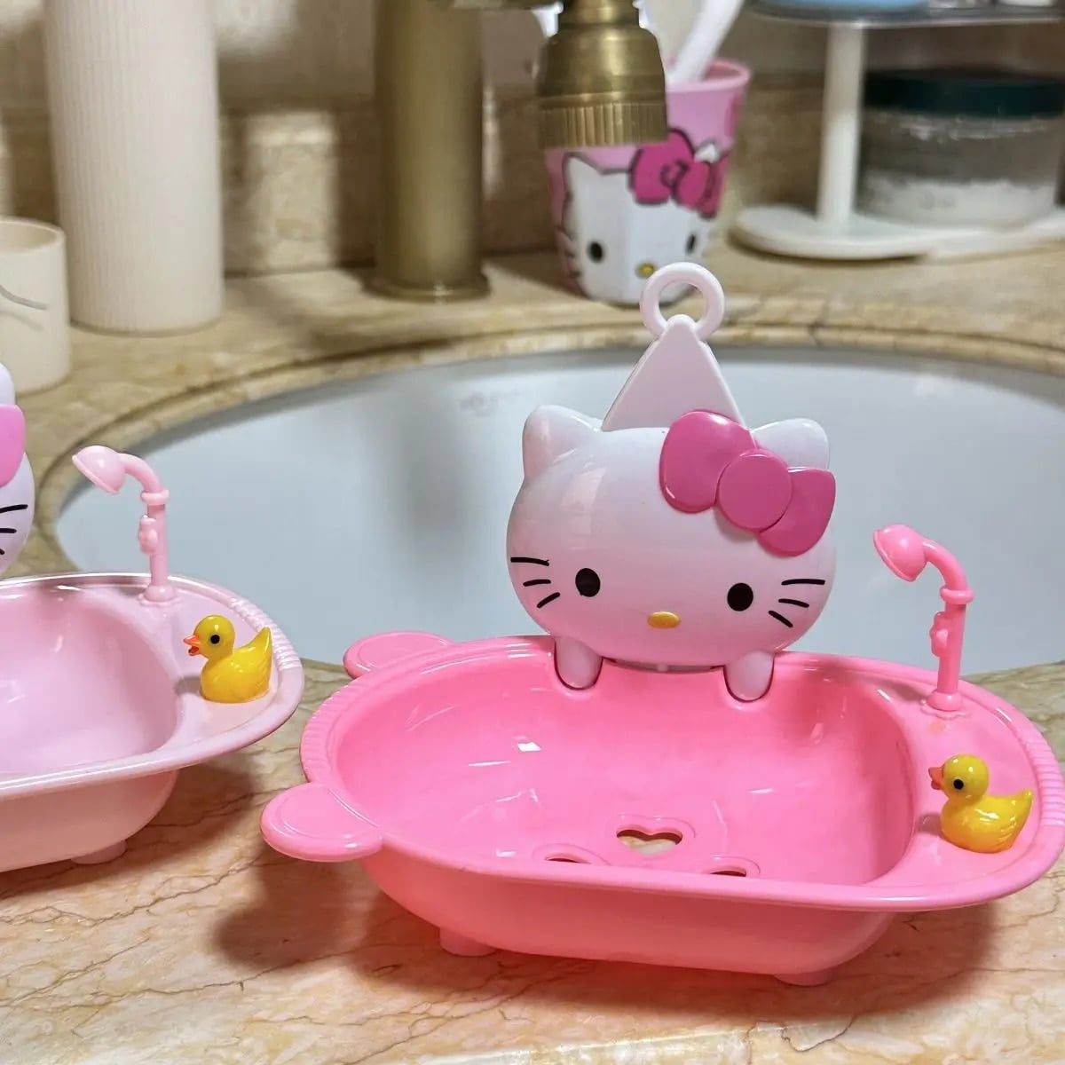 Anime Hello Kitty Cartoon Soap Box Personality Creativity Kawaii Drain ...