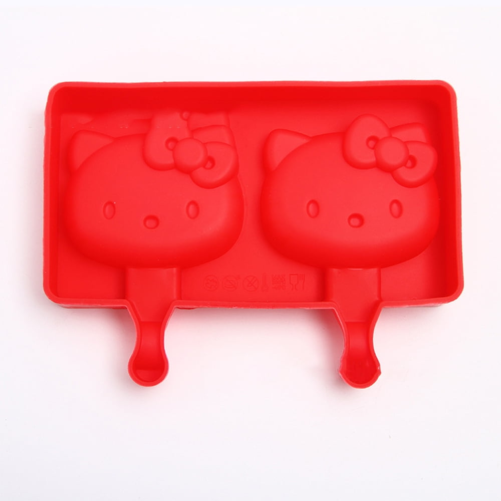 Anime Hello Kitty Ice Cream Silicone Mold Kawai Sanrio Cake Chocolate ...