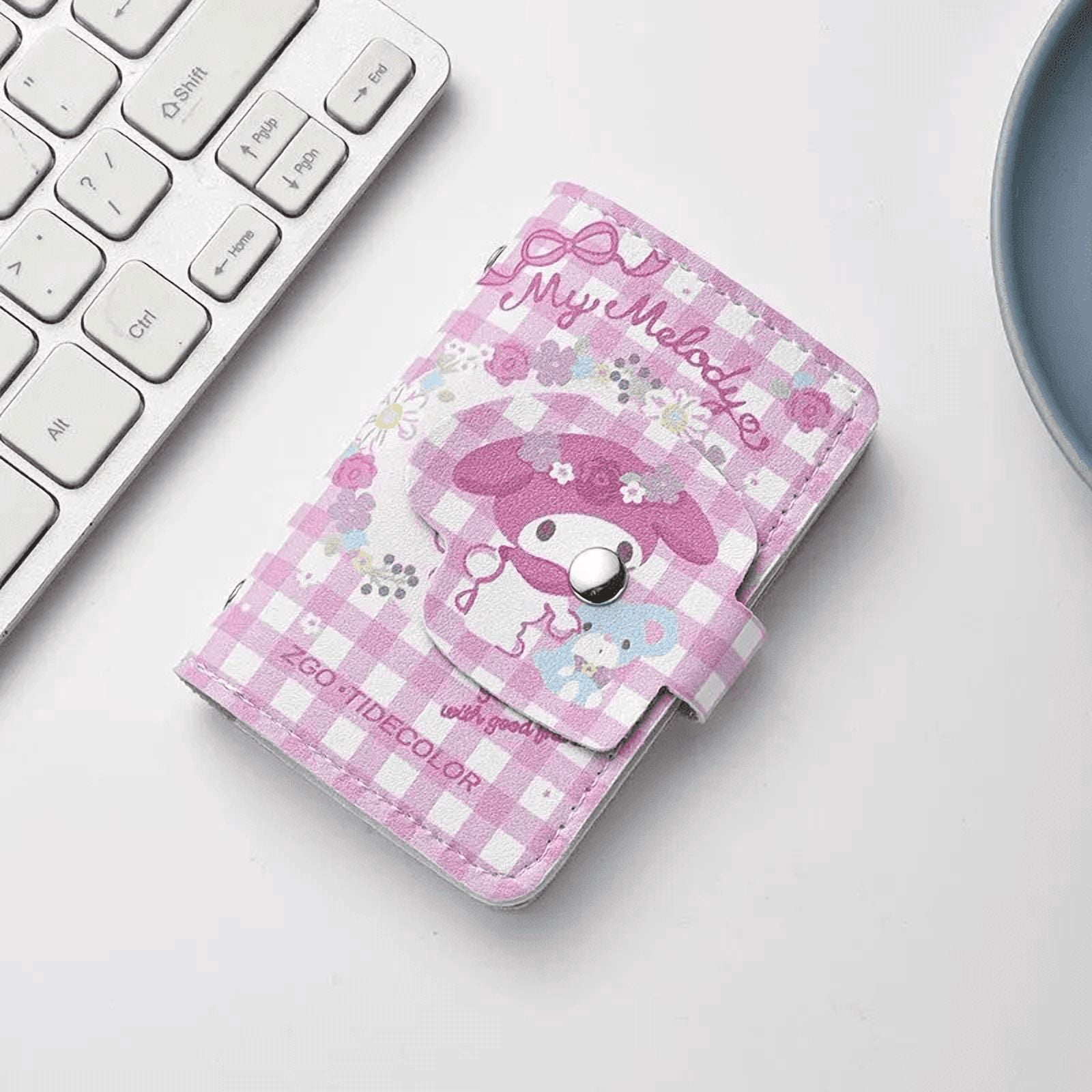 Anime Hellokitty New Sanrio Money bag Pu leather wallet Kuromi Cinnamon ...