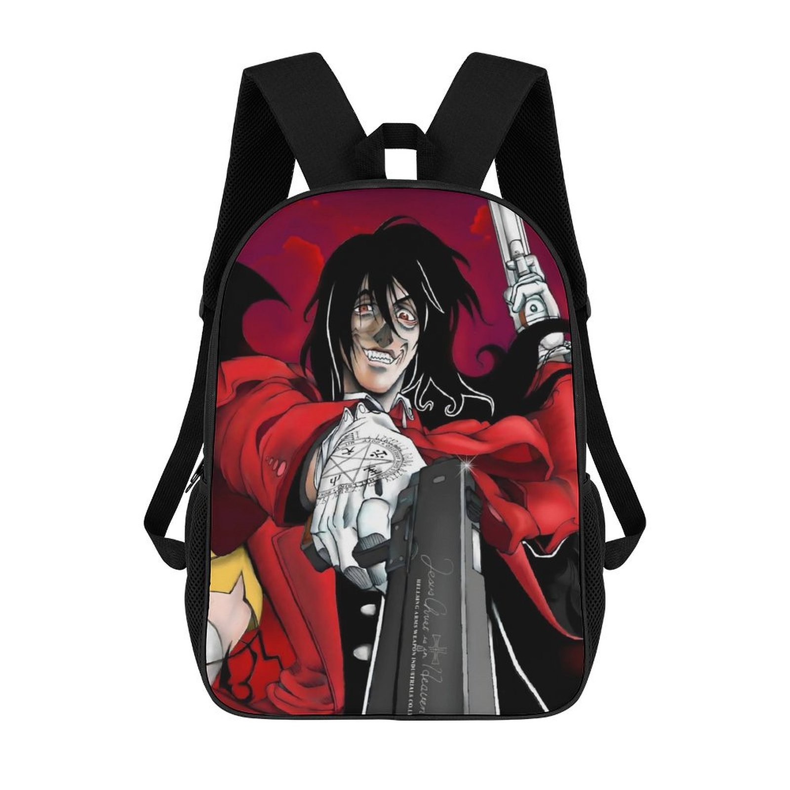 Anime Hellsing 17" Backpack Travel Bag for Men Women, Book Bag ...