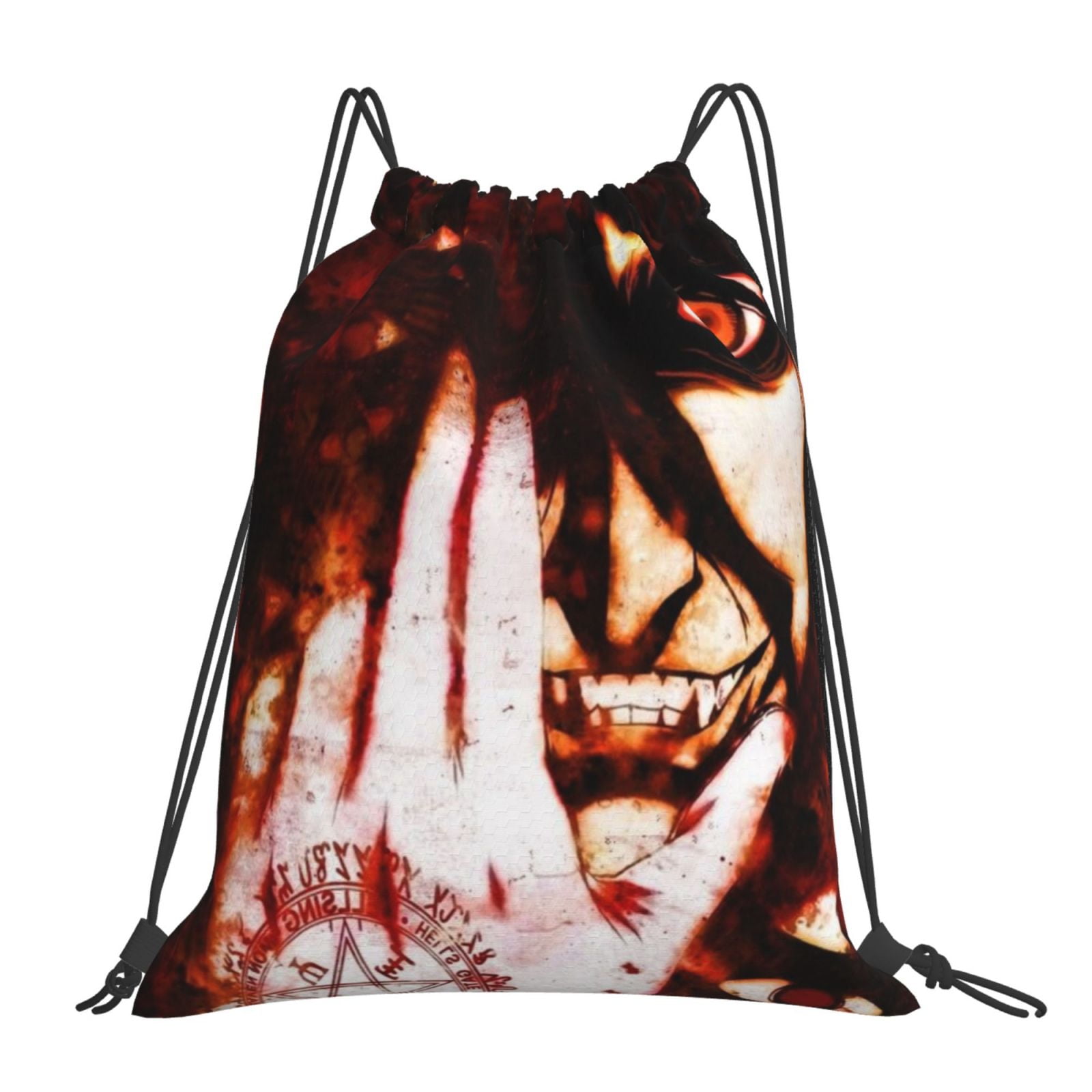 Anime Hellsing Drawstring Backpack Sport Gym Bag For Yoga Swimming ...