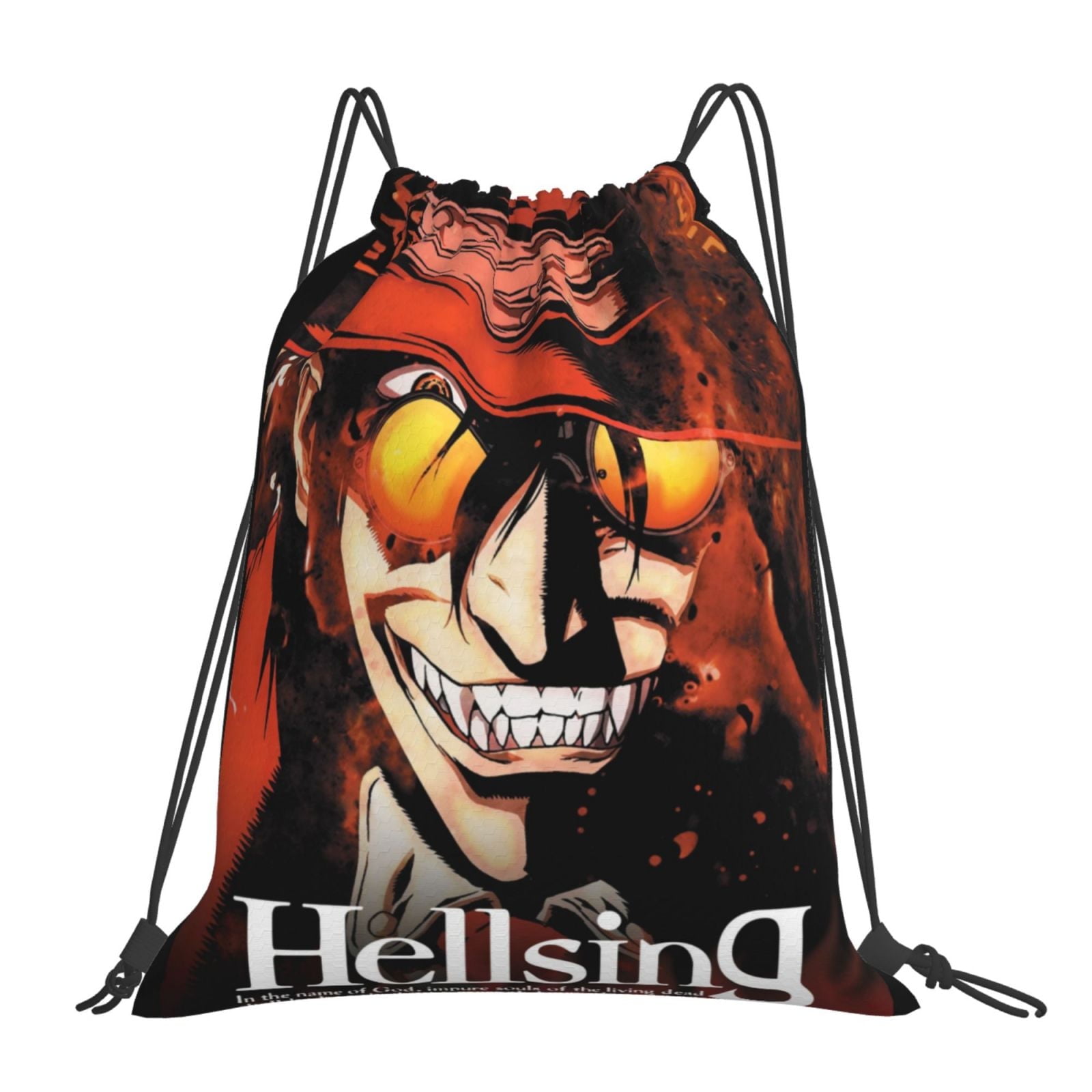 Anime Hellsing Drawstring Backpack Sport Gym Bag For Yoga Swimming ...
