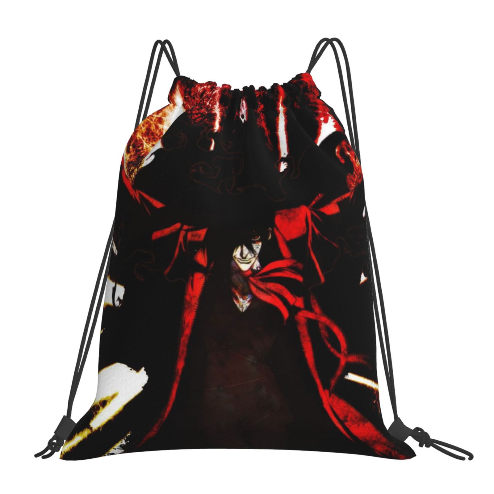 Anime Hellsing Drawstring Backpack Sport Gym Bag For Yoga Swimming ...
