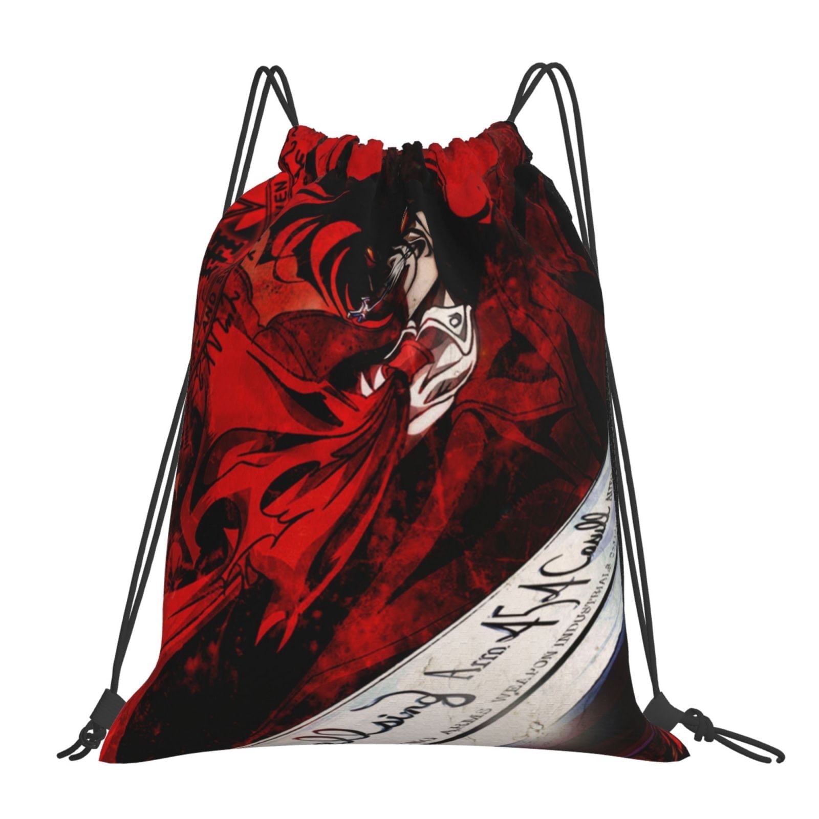 Anime Hellsing Drawstring Backpack Sport Gym Bag For Yoga Swimming ...
