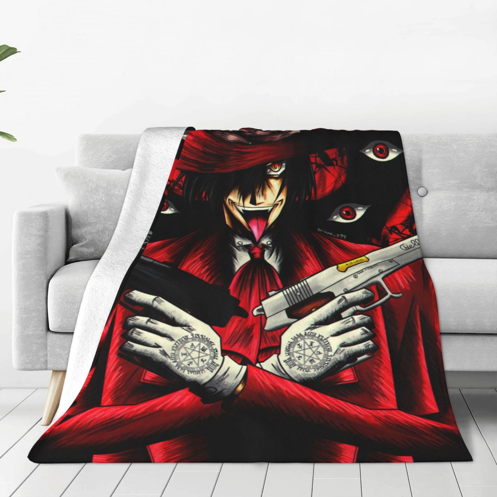 Anime Hellsing Kids Adults Ultra-Soft Micro Fleece Blanket Throw All ...