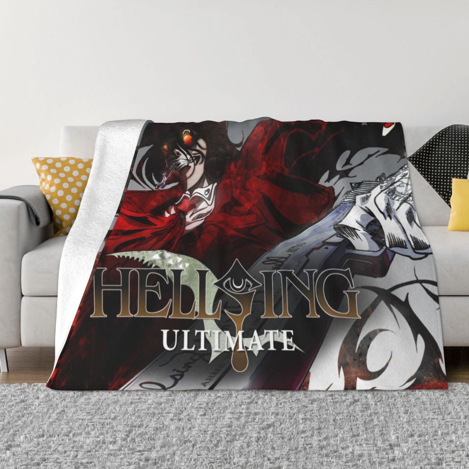 Anime Hellsing Kids Adults Ultra-Soft Micro Fleece Blanket Throw All ...