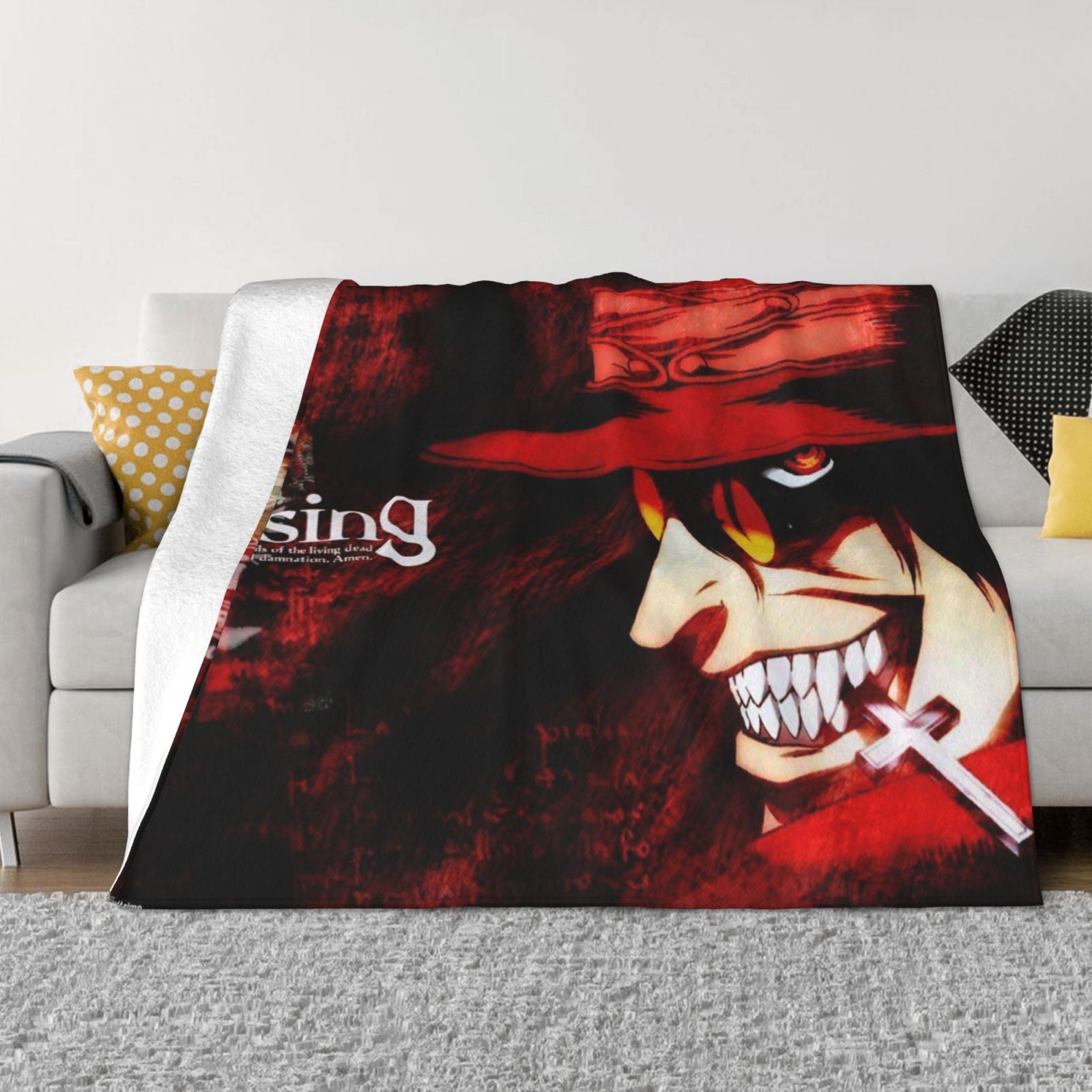 Anime Hellsing Kids Adults Ultra-Soft Micro Fleece Blanket Throw All ...