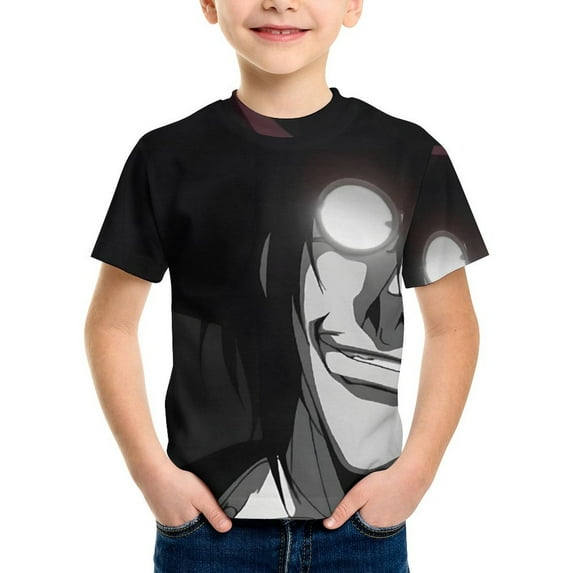 Anime Hellsing Kids T-Shirt 3d Printed Graphic T-Shirts Boys And Girls ...