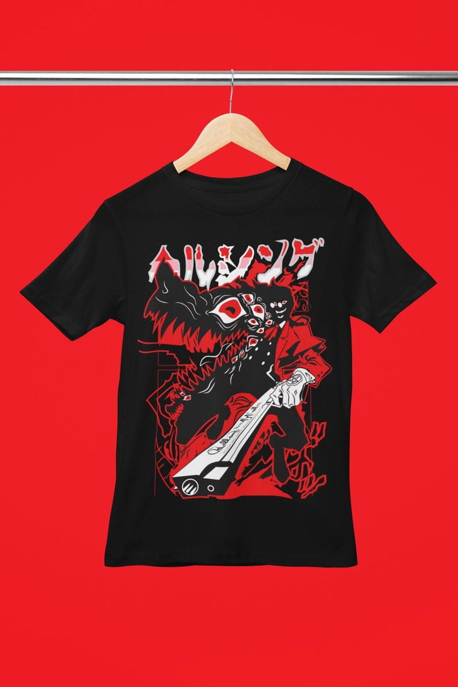 Anime Hellsing T-Shirt: Japanese Anime Vampire Unisex Shirt - Walmart.com