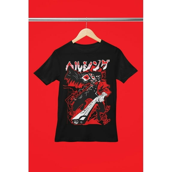 Anime Hellsing T-Shirt: Japanese Anime Vampire Unisex Shirt - Walmart.com