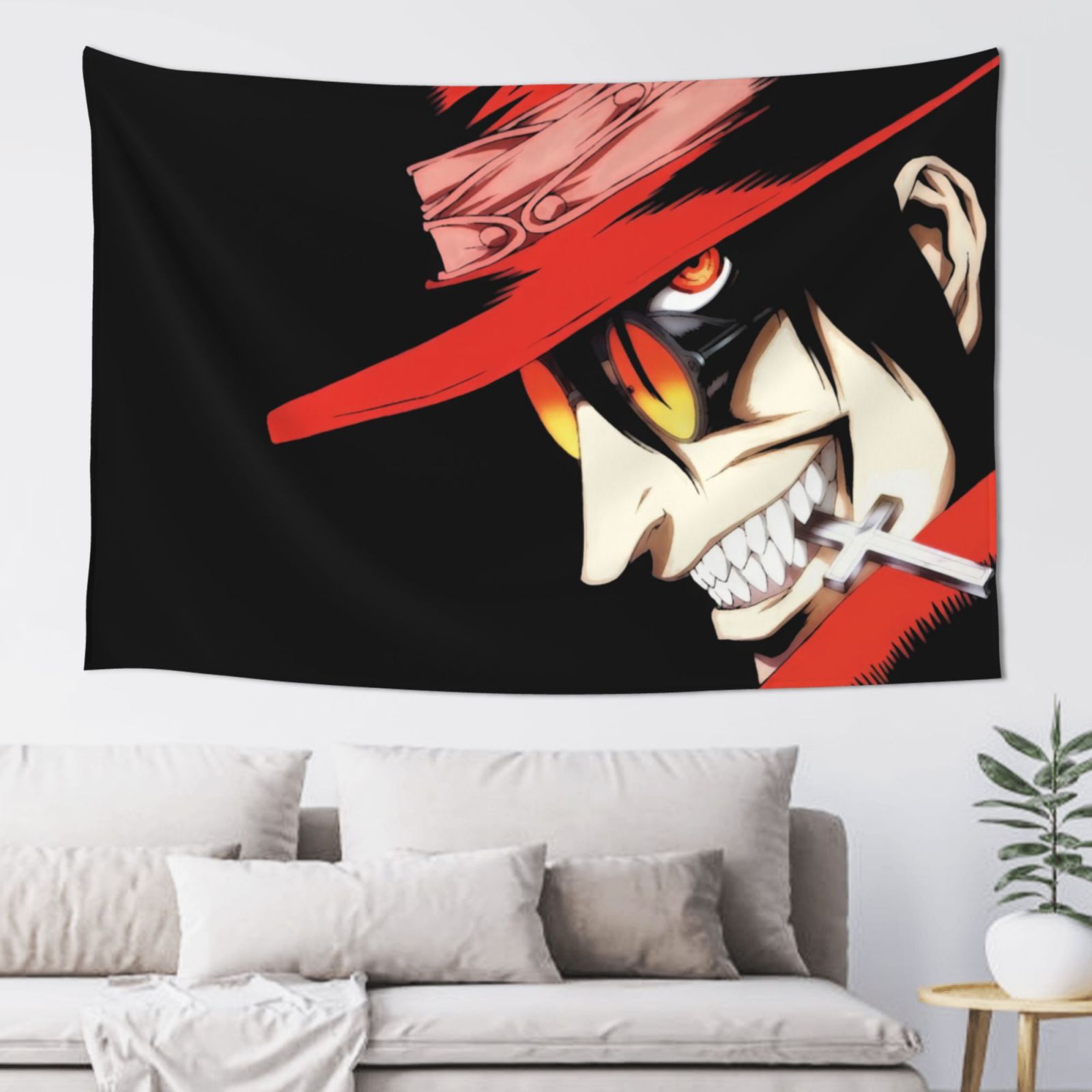 Anime Hellsing Tapestry Wall Hanging Home Decoration Wall Blanket ...
