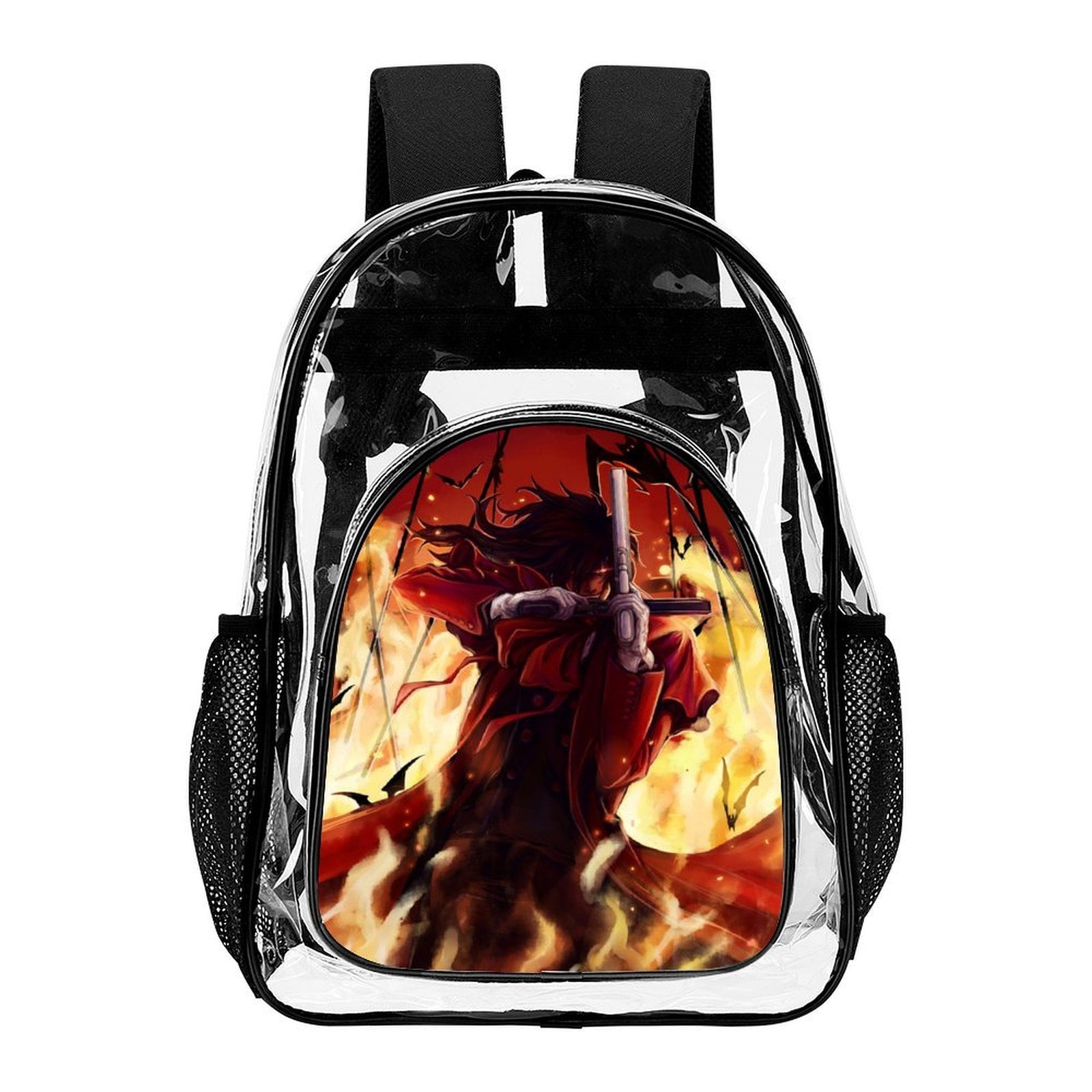 Anime Hellsing Transparent Backpack Satchel Bookbag Schoolbag Daily ...