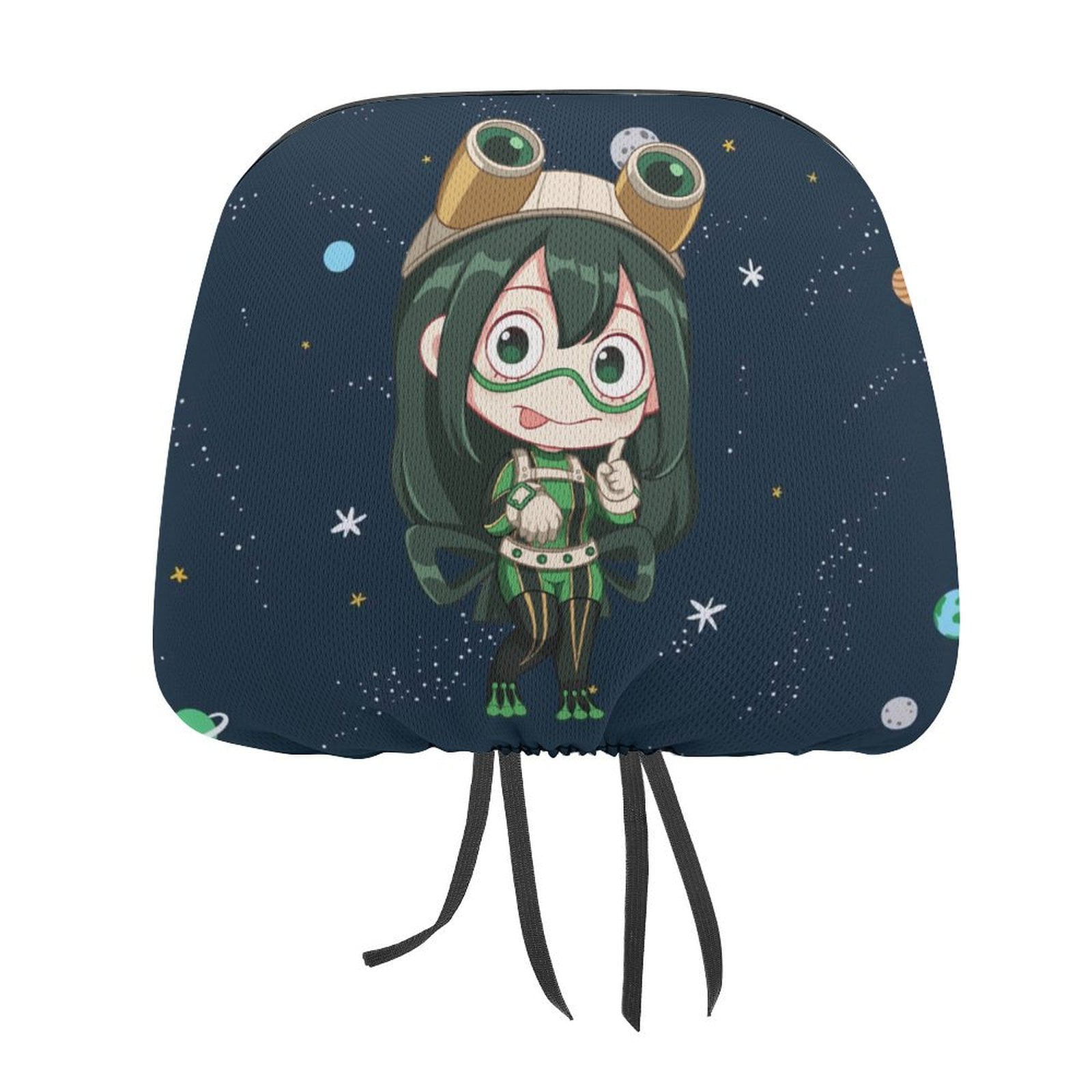 Anime My Hero Academia Car Headrest Cover 2 Pcs Vehicles Seat Pillow ...