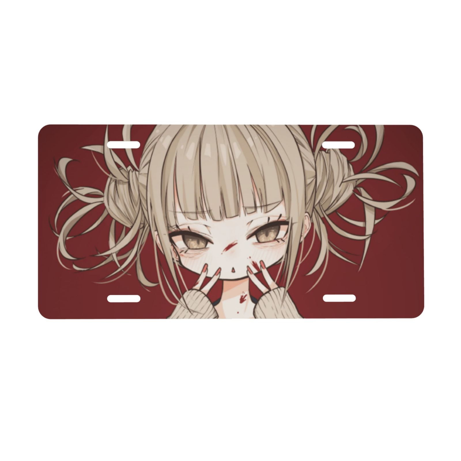 Anime My Hero Academia Himiko Toga License Plate Cover Aluminum Novelty ...