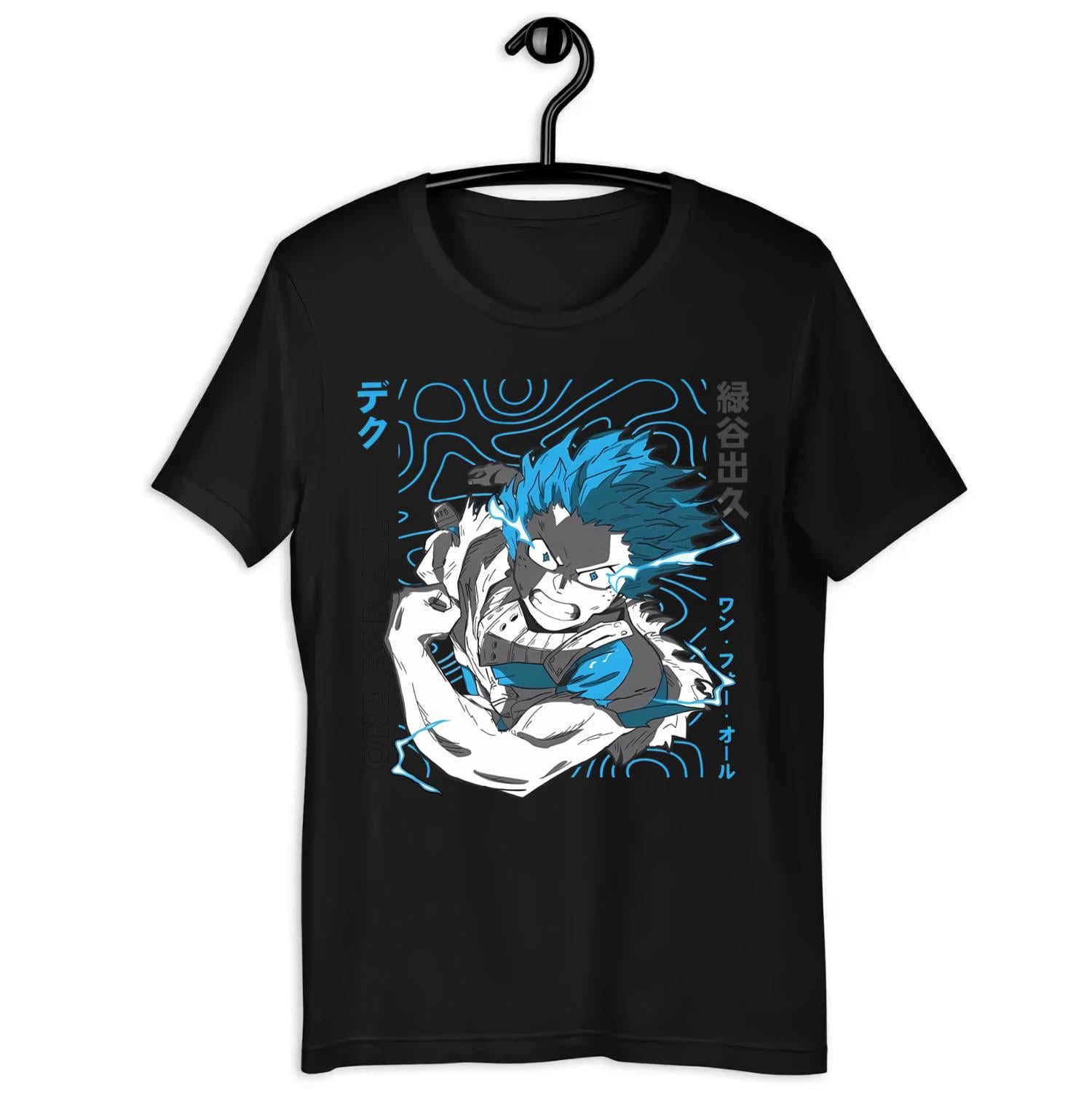 Anime Hero Graphic Shirt, Midoriya Izuku Manga Fan Tee - Walmart.com