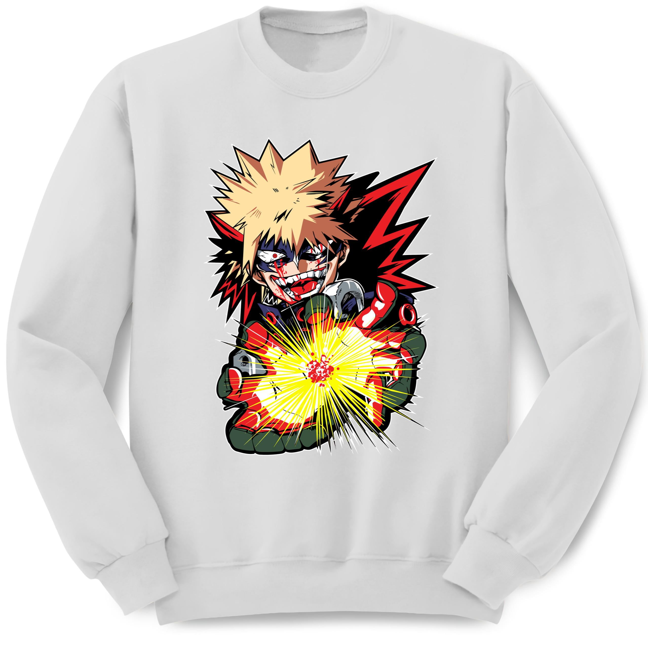 Anime Hero-Inspired Graphic Tee, Heroic Character Design Shirt ...