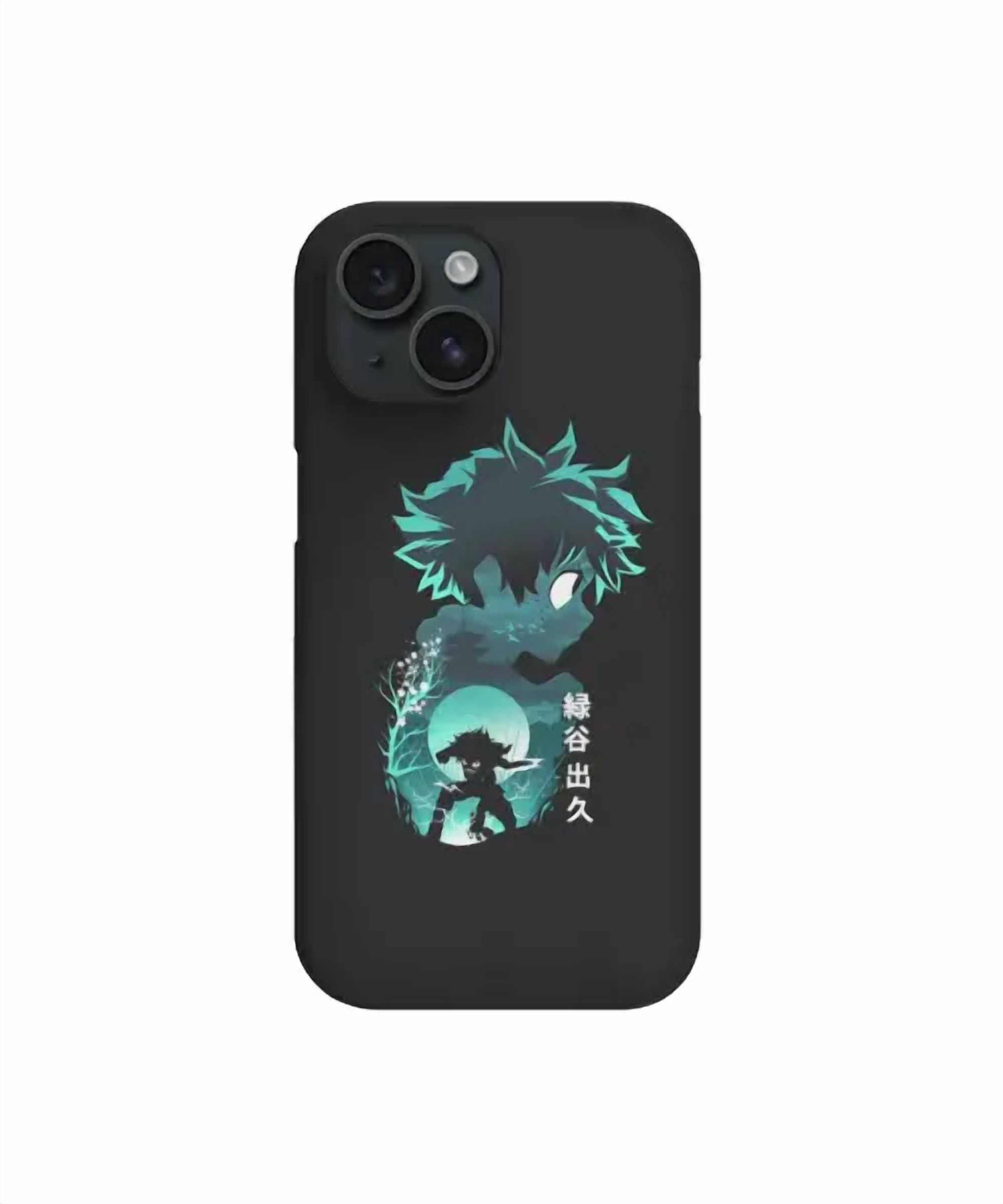 Anime Hero Izuku Inspired Fan Art MHA Phone Case for iPhone 11 12 13 14 ...