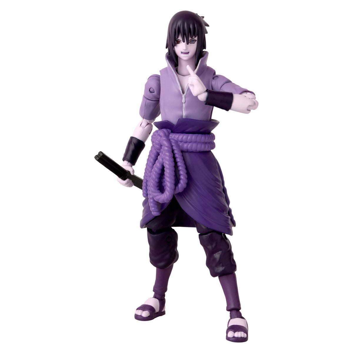 Naruto Anime Heroes Toy Pack: Sasuke Uchiha Rinnegan Mangekyo Sharingan ...
