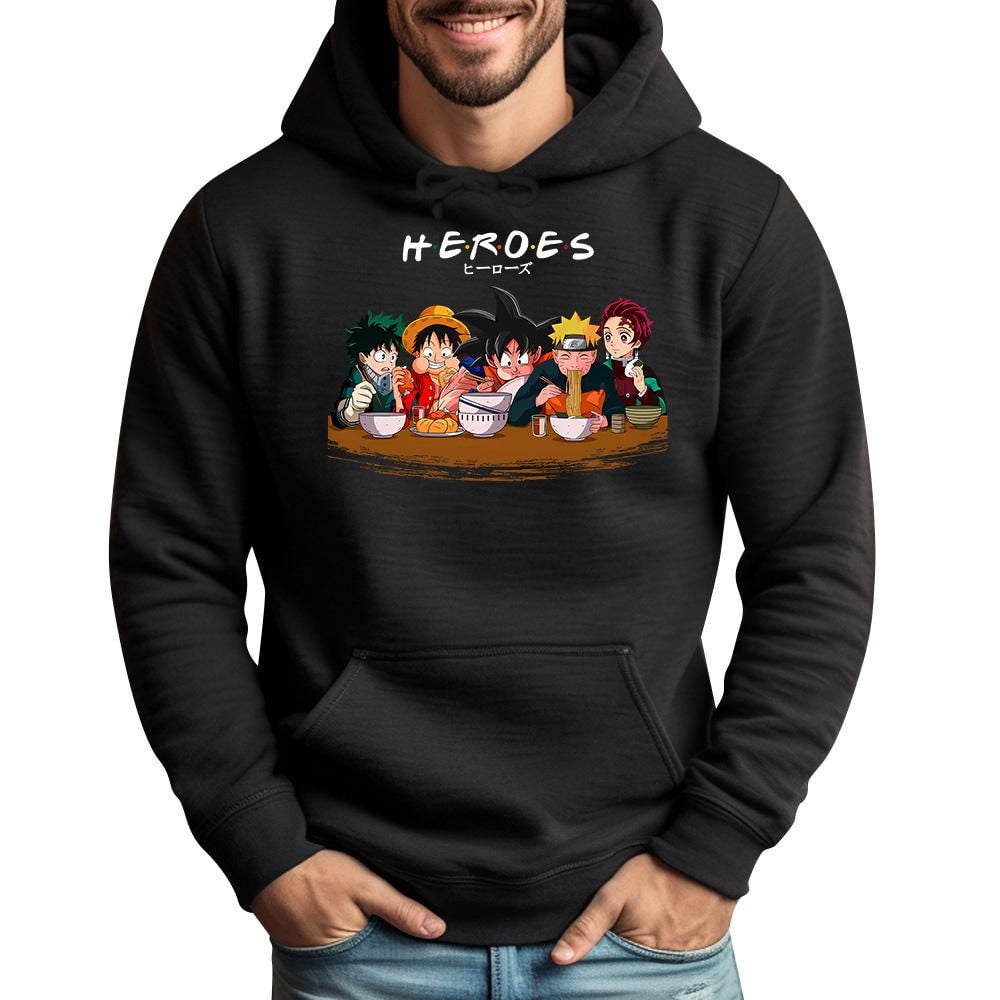 Anime Heroes - Hoodie GD, Anime T-shirt, Graphic Anime Tee, Anime ...