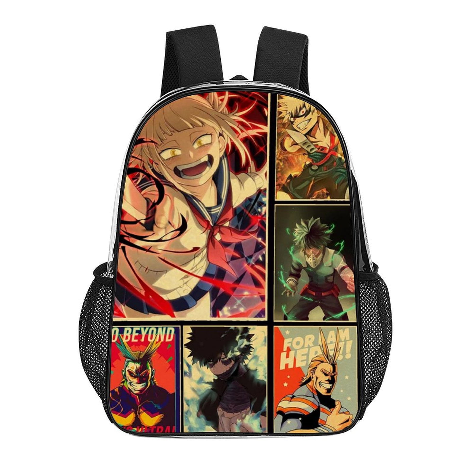 Anime Himiko Toga My Hero Academia Clear Backpack Transparent Bag 17 ...