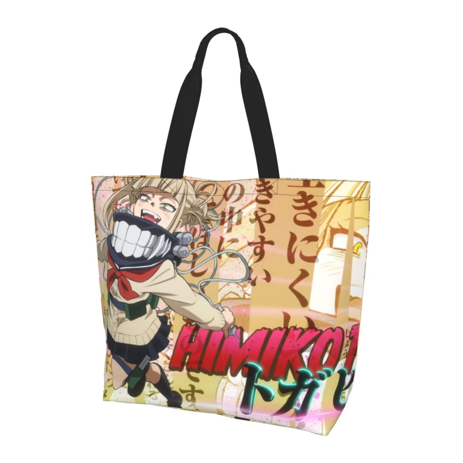 Anime Himiko Toga My Hero Academia Tote Bags Reusable Women Shoulder ...