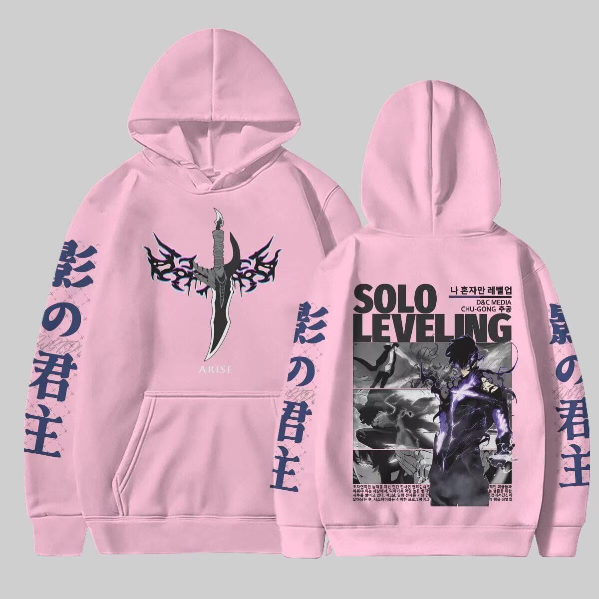 Anime Hoodie Full Of Charm Solo Leveling Man Woman Sung Jin Woo ...