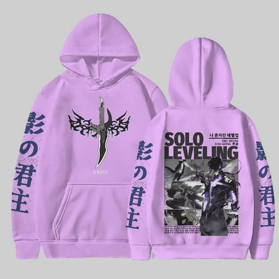 Anime Hoodie Full Of Charm Solo Leveling Man Woman Sung Jin Woo ...