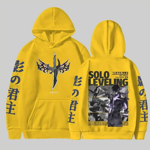 Anime Hoodie Full Of Charm Solo Leveling Man Woman Sung Jin Woo ...