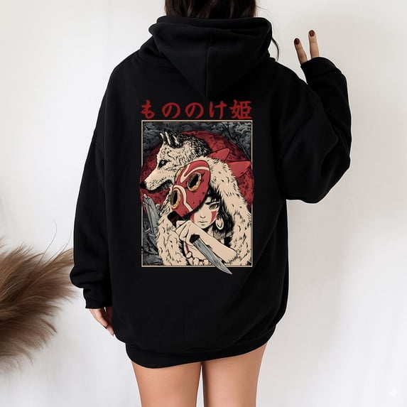 Anime Hoodie, Japanese Style Anime Graphic Sweatshirt, Otaku Shirt Gift ...